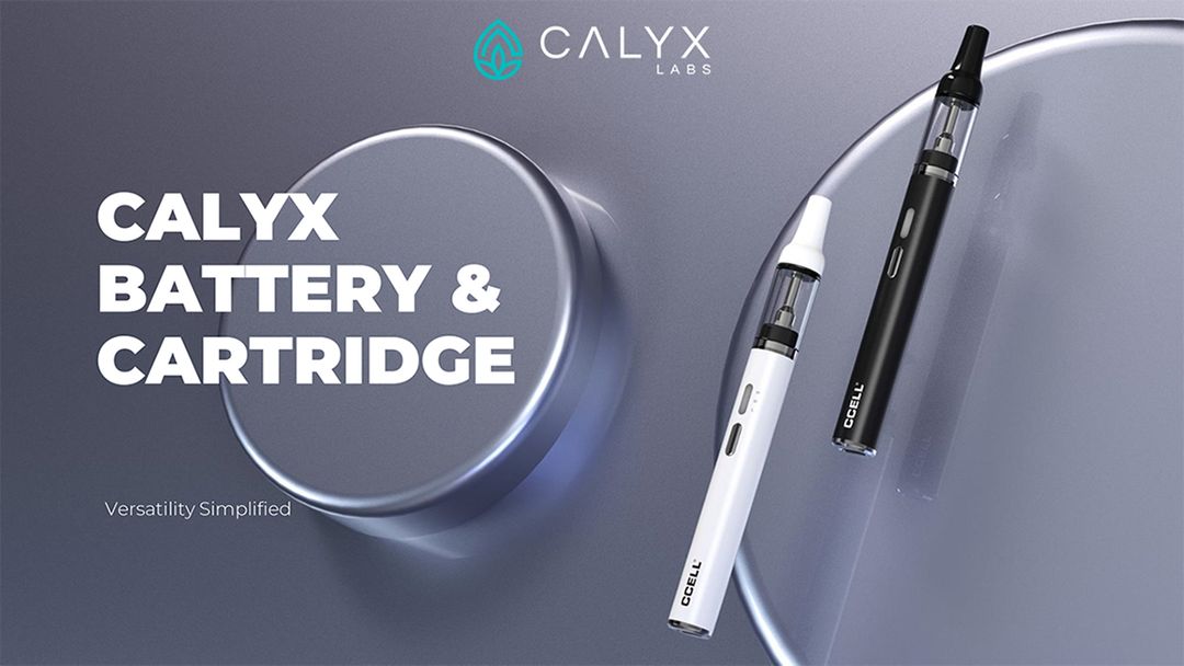 Calyx Cannabis Vape Battery and Cartridge